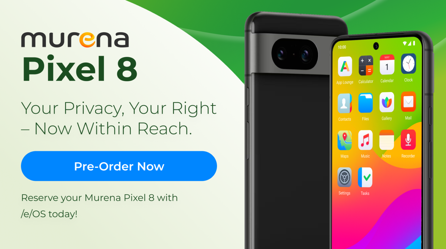 Introducing Murena Pixel 8 with /e/OS – Now on Pre-sale - Murena ...